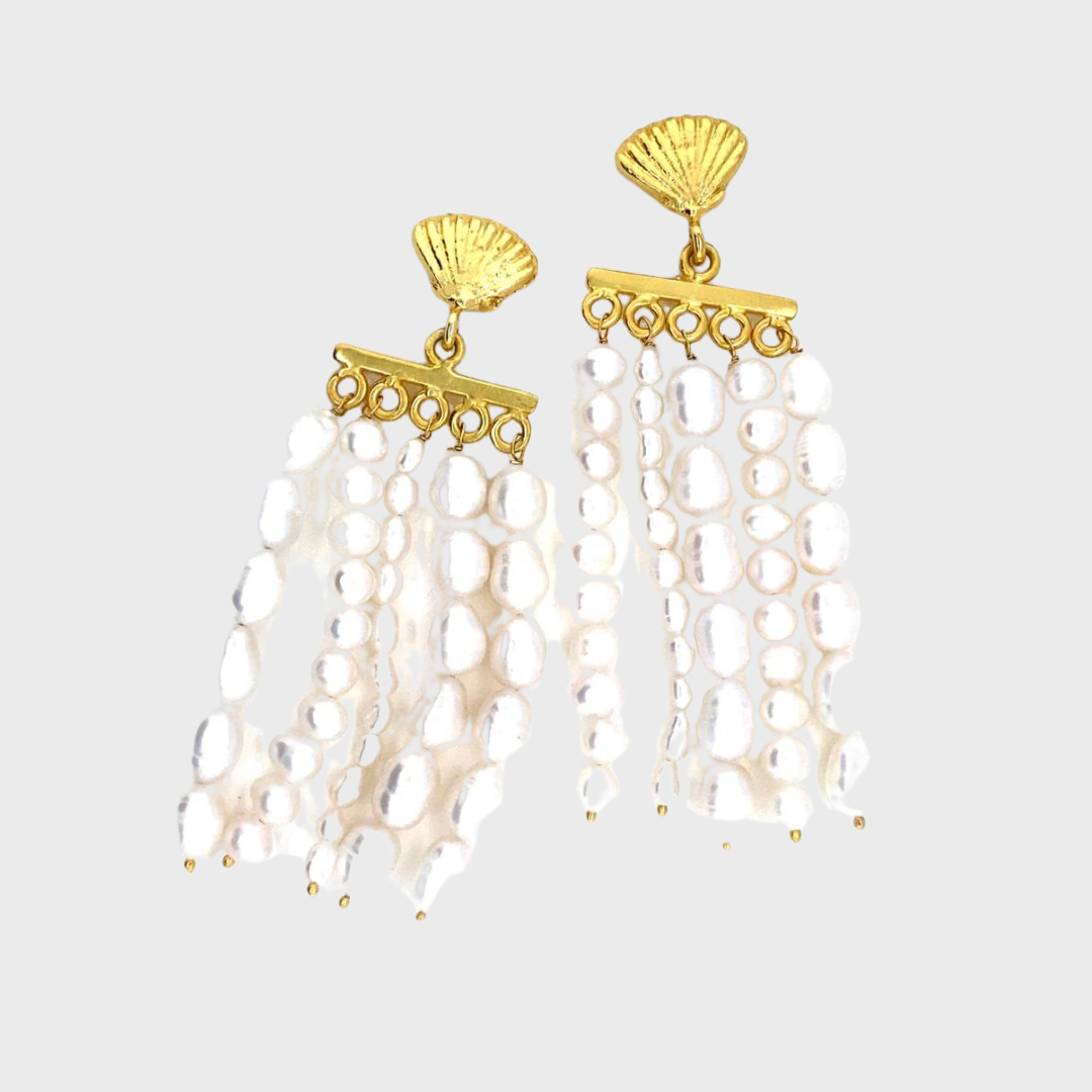 DEMETER Rice Pearl Earrings – Aviiana
